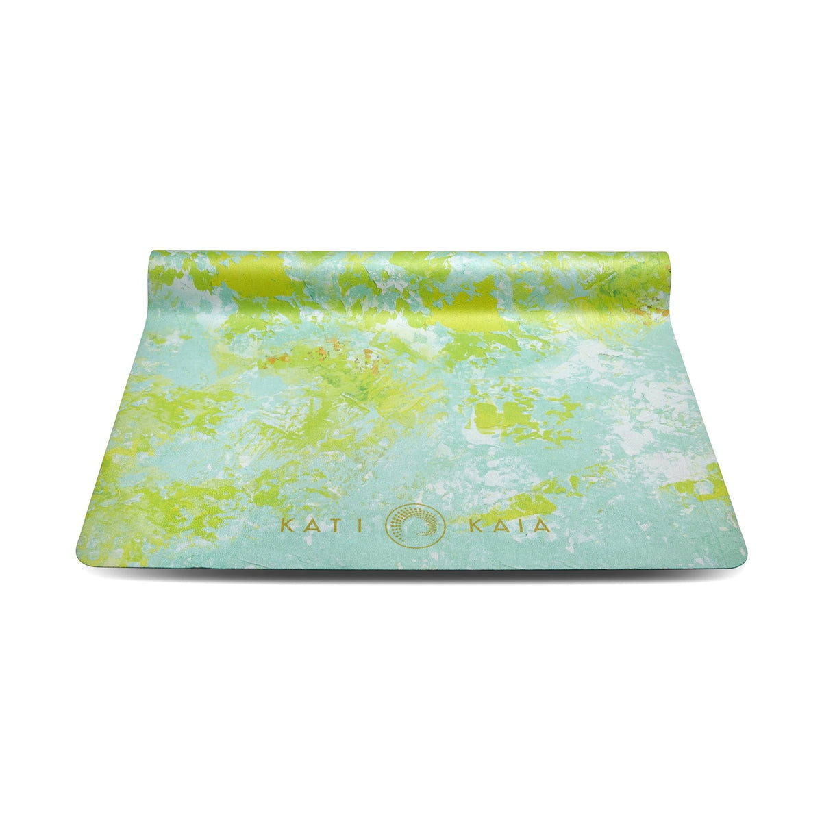 Nephele Lime Green Yoga Mat for Travel - Lightweight | Kati Kaia